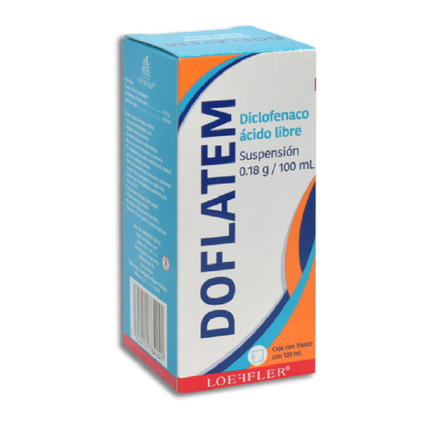 DOFLATEM SUSP. Fco. 120 ML. 0.18 G/100 ML. - farmaciasreynosa